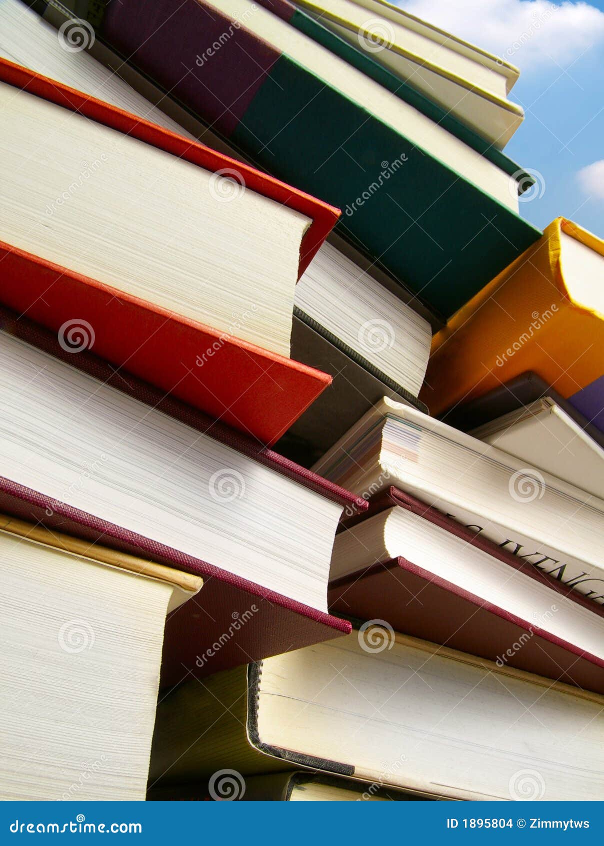 Piled up stock photo. Image of library, concept, genius - 1895804