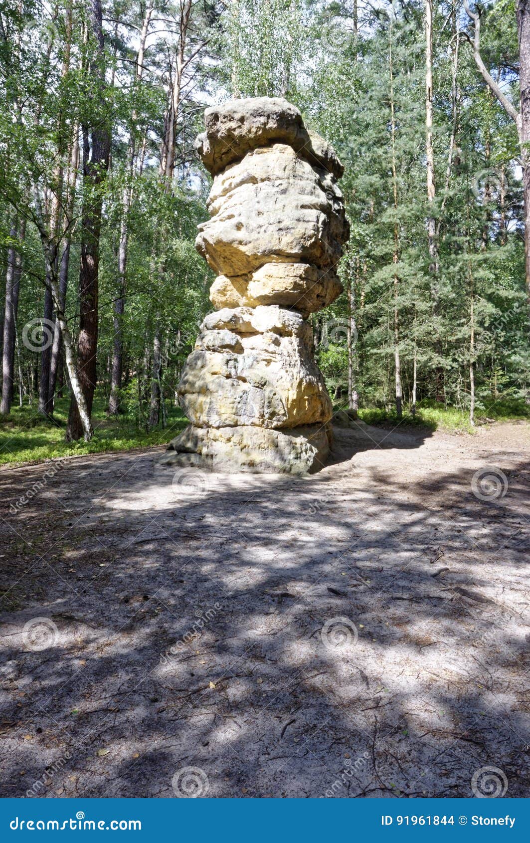 Piled up of the stones stock photo. Image of nature, hole - 91961844