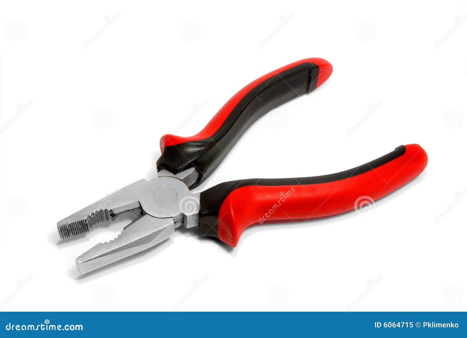 Pilers with red grips stock image. Image of tools, electrical - 6064715