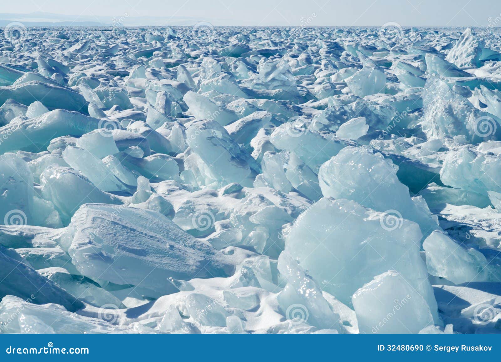 Piles of broken ice stock photo. Image of snow, landscape - 32480690