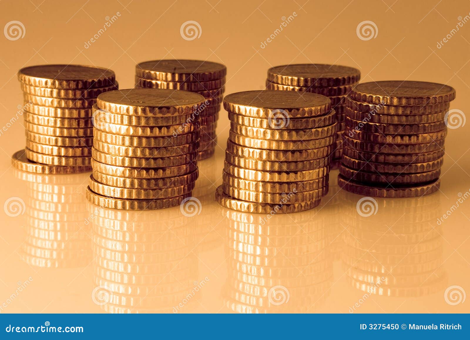 Piles of coins stock photo. Image of savings, background - 3275450