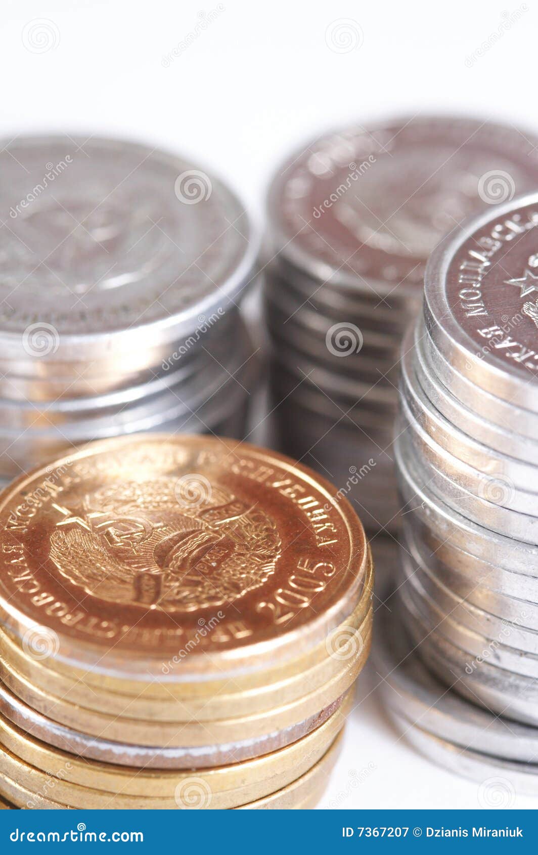 Piles of Coins stock image. Image of growth, success, wealth - 7367207