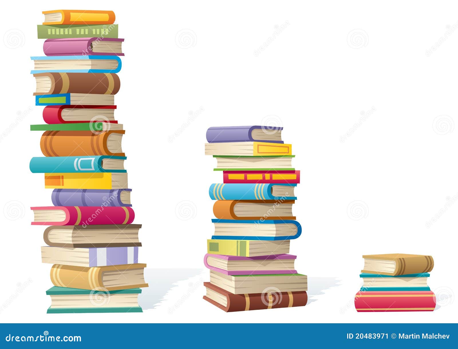 Piles De Livre Image stock - Image: 20483971