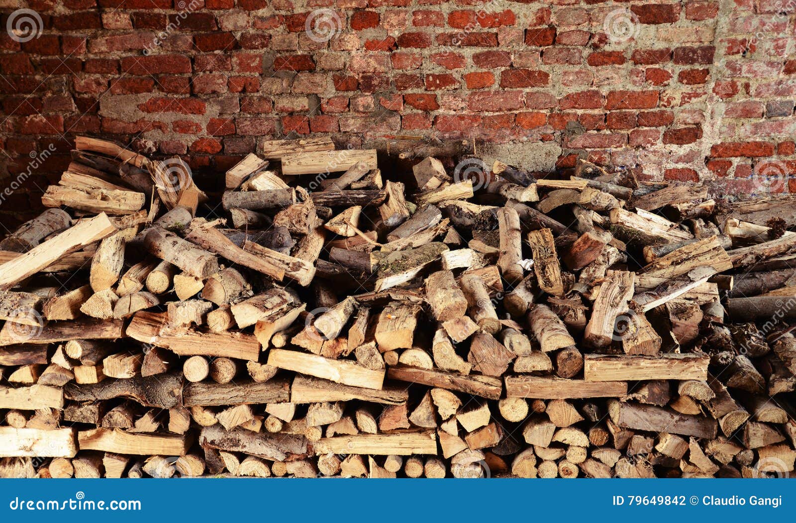 Piles of Fire Wood - Energy Concept Stock Photo - Image of warm ...