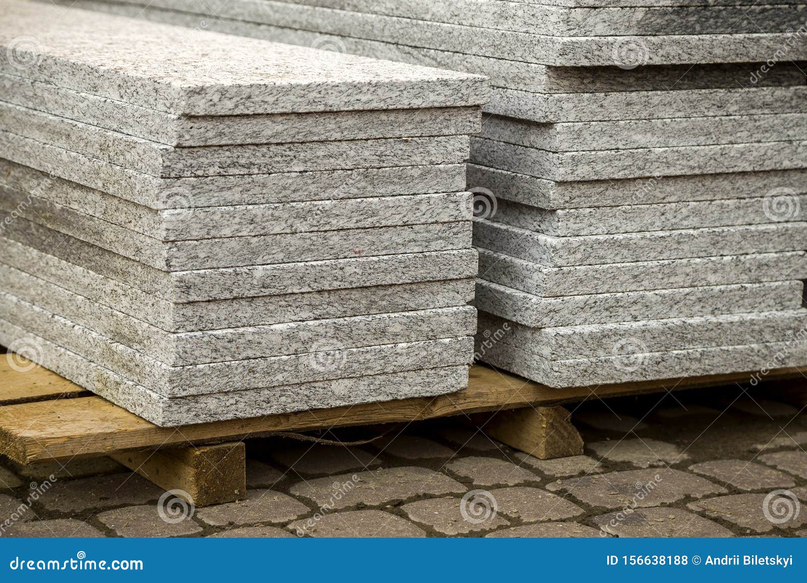 Piles of Granite Marble Slabs. Stone Sheets for Decorative Construction ...