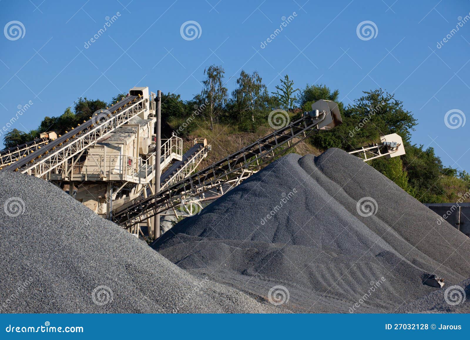 Piles of gravel stock photo. Image of coal, grunge, material - 27032128