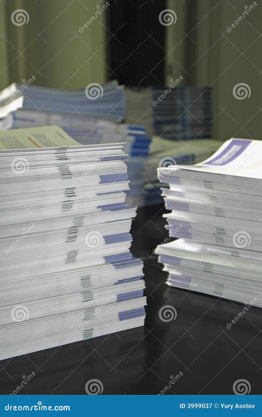 Piles of handout stock image. Image of flyers, advertising - 3999037