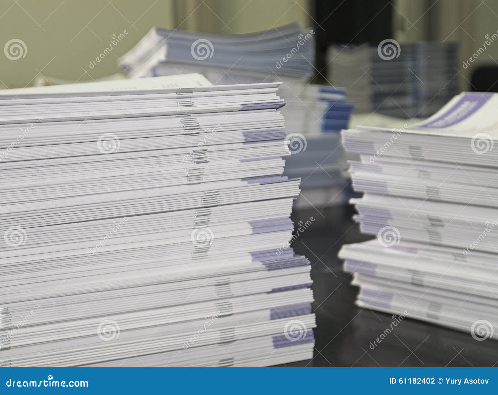 Piles Of Handout Pamphlets Stock Photo | CartoonDealer.com #61182402