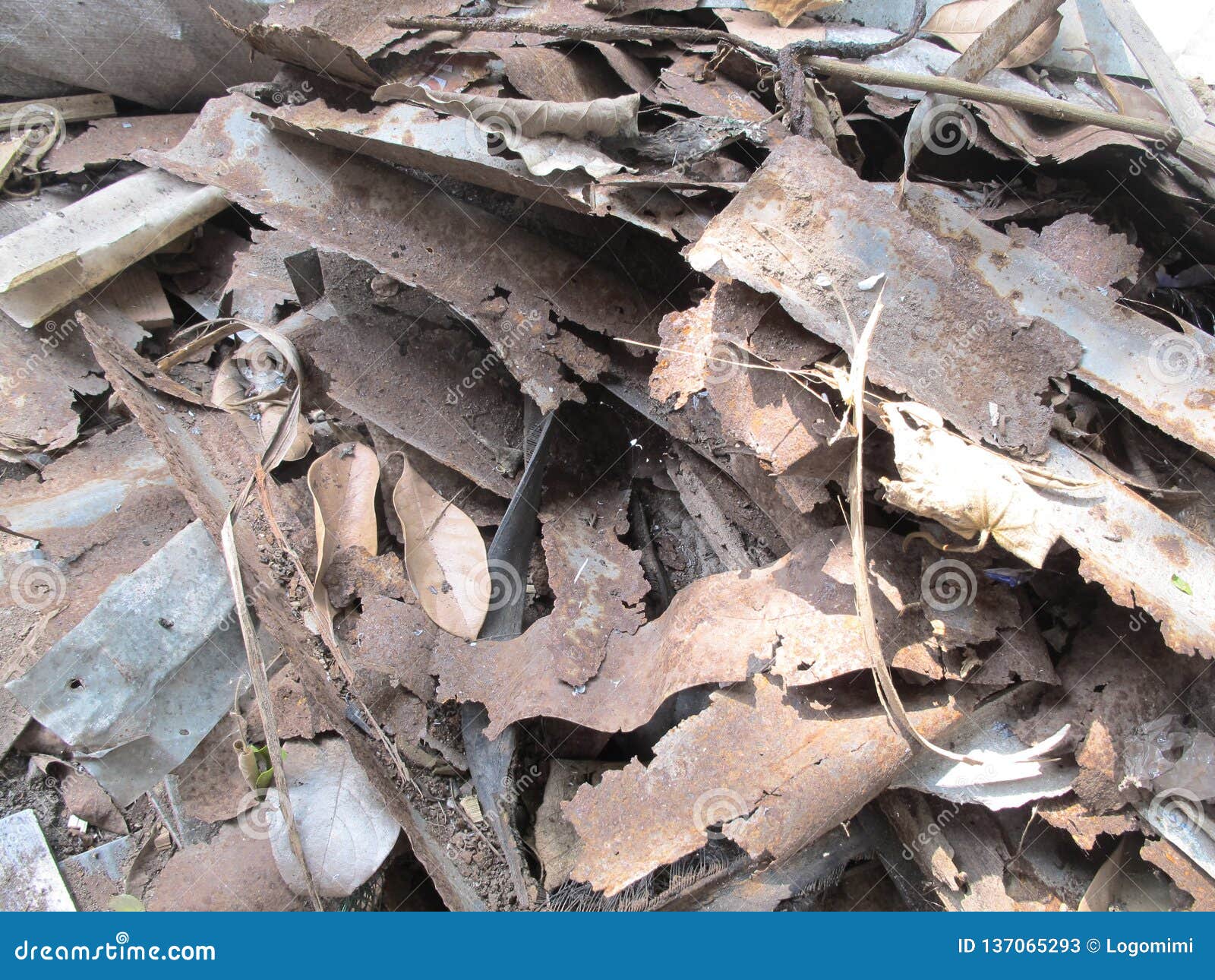Piles of Old Metal Plates, Rusty Steel Texture Stock Image - Image of ...