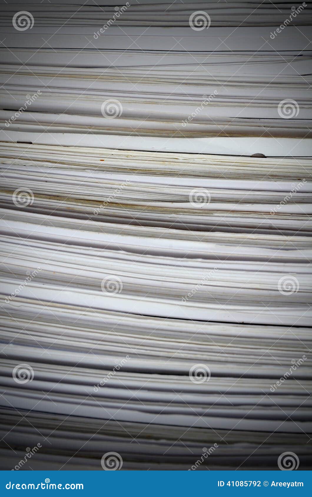 Piles of Old Paper in Closed-up. Stock Photo - Image of bureaucracy ...