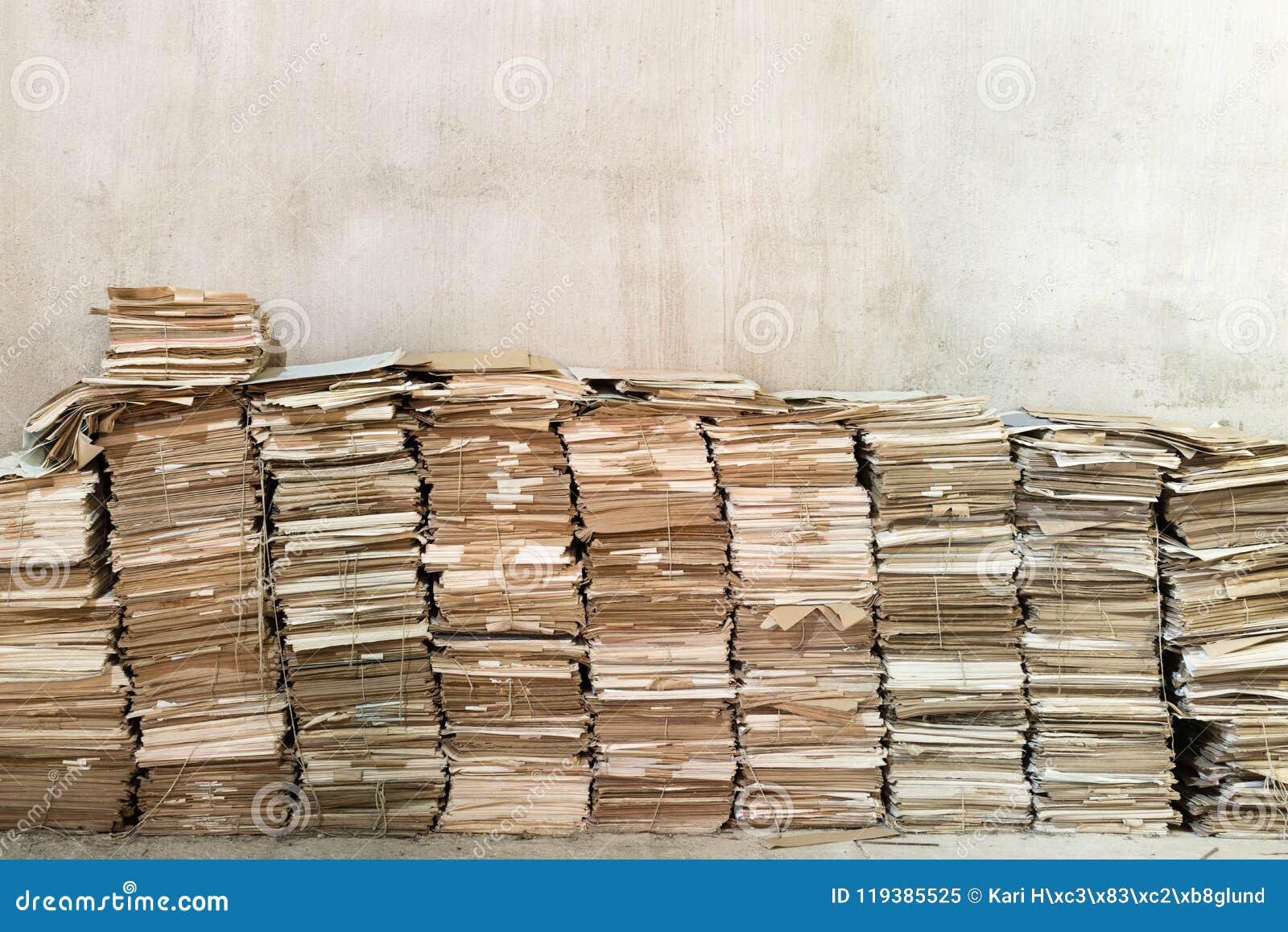 Piles of old papers stock image. Image of documents - 119385525