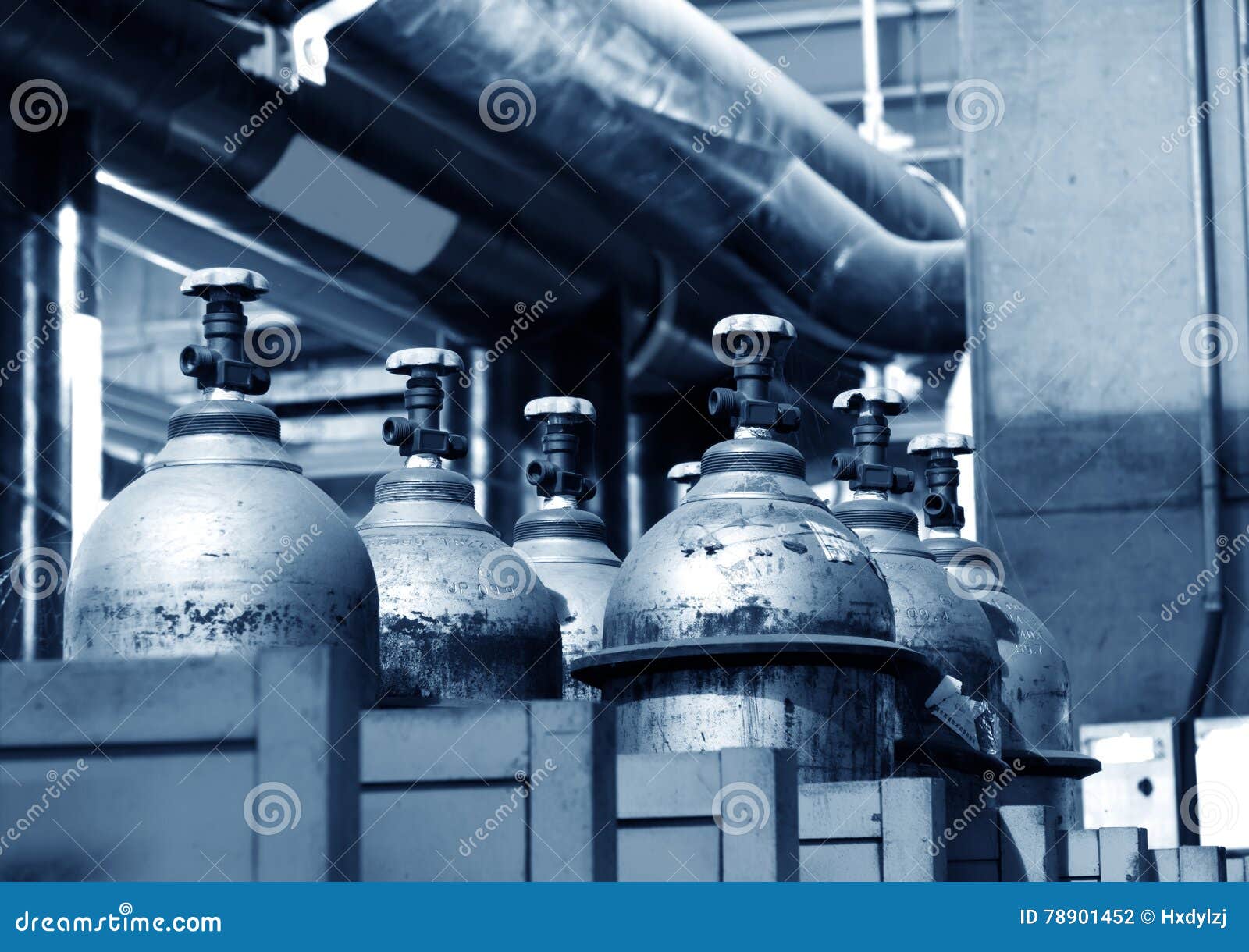 Piles of Oxygen Bomb in Factory Stock Photo - Image of sport, travel ...