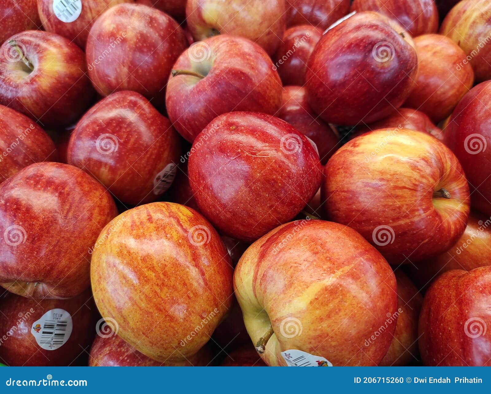 Piles of Red Apples in a Groceries Editorial Image - Image of ...