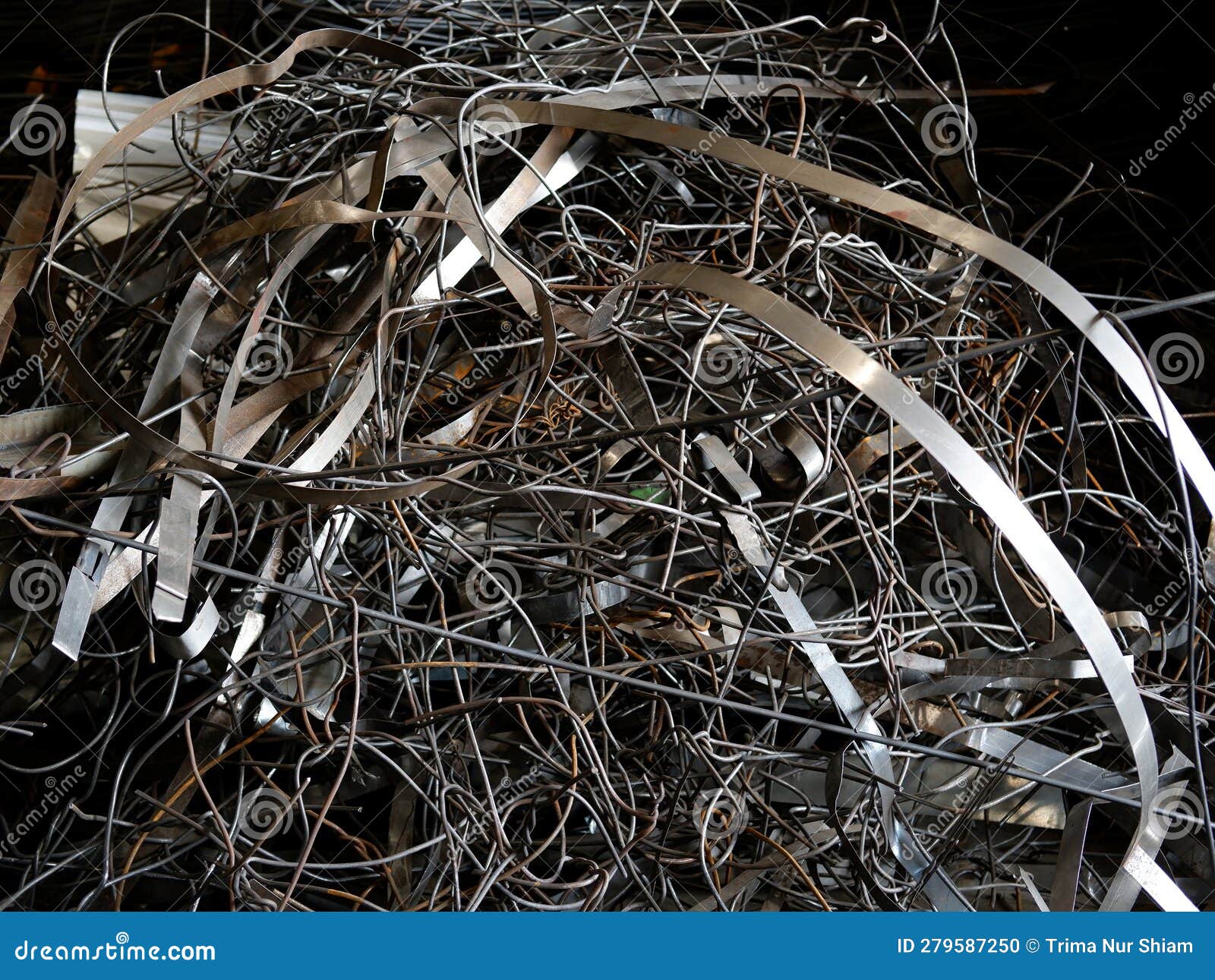 Piles of Scrap Metal, Recycling, Background, Texture. Stock Photo ...