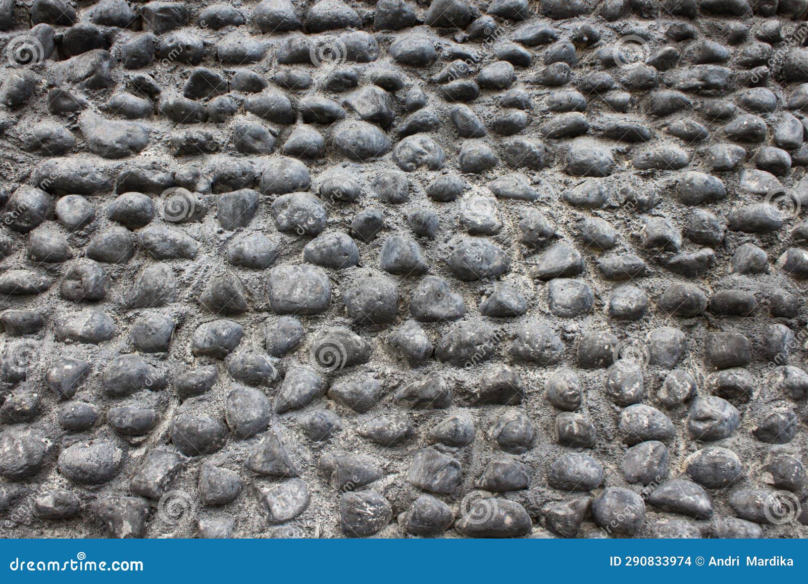 Piles of Stones Arranged into a Wall Stock Photo - Image of harmony ...