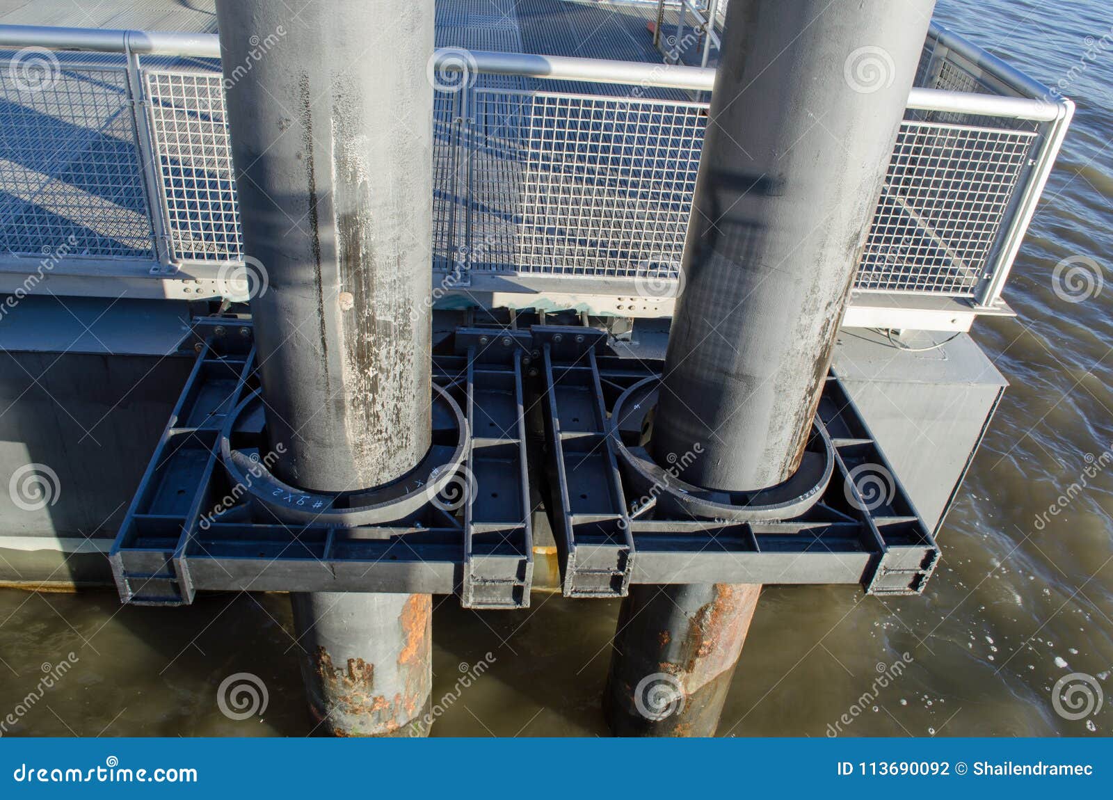 Piles for structure stock photo. Image of structure - 113690092