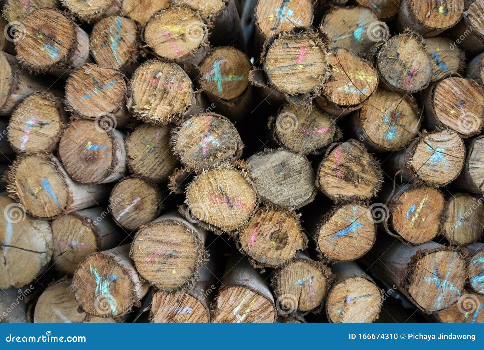 Piles of Wood Timber in the Sawmill Stock Photo - Image of hardwood ...