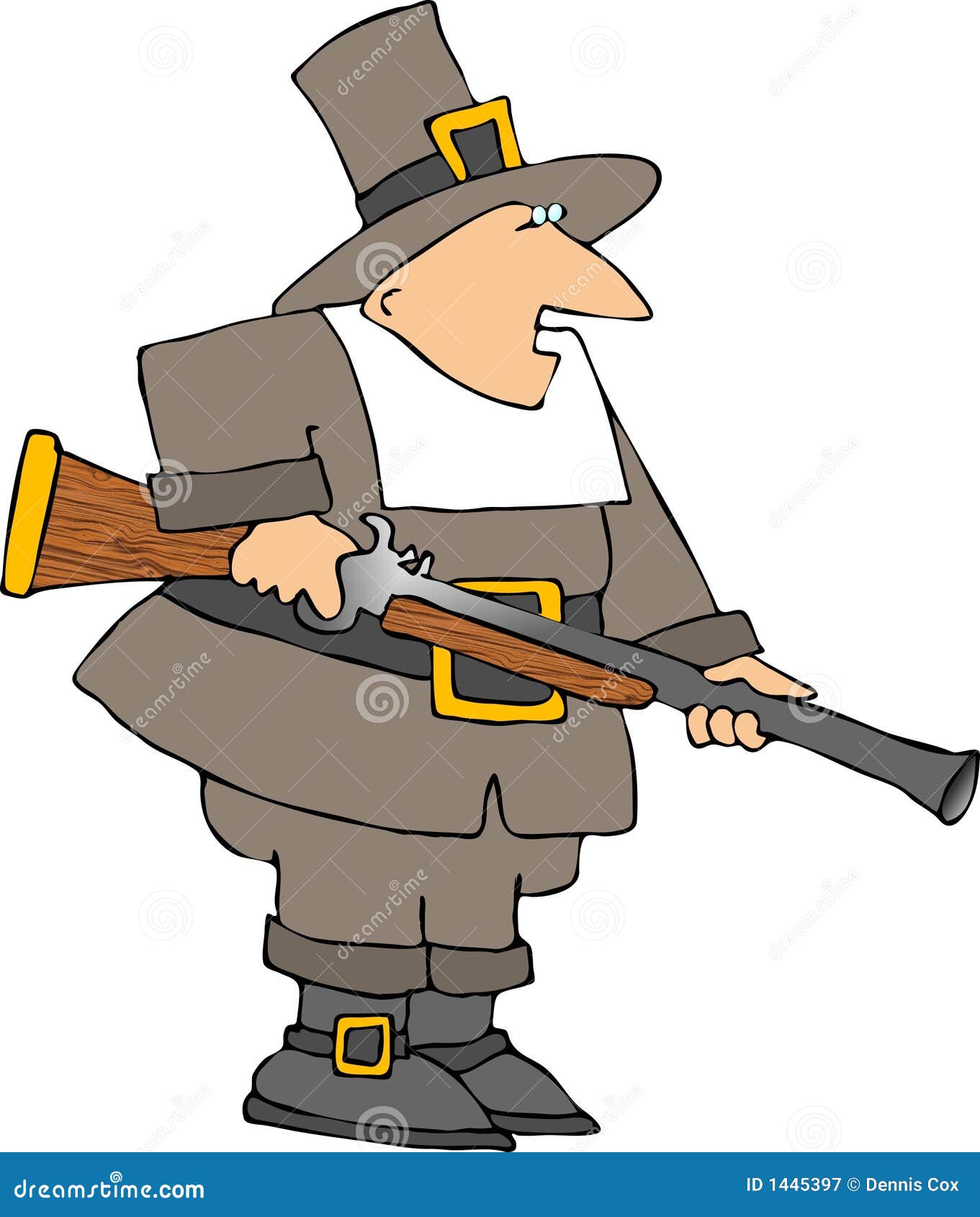 Pilgrim stock illustration. Illustration of buckle, pilgrim - 1445397