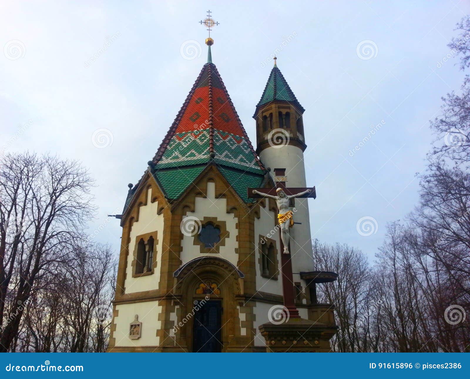 Pilgrim Chapel in Malsch, Germany Stock Photo - Image of winter ...