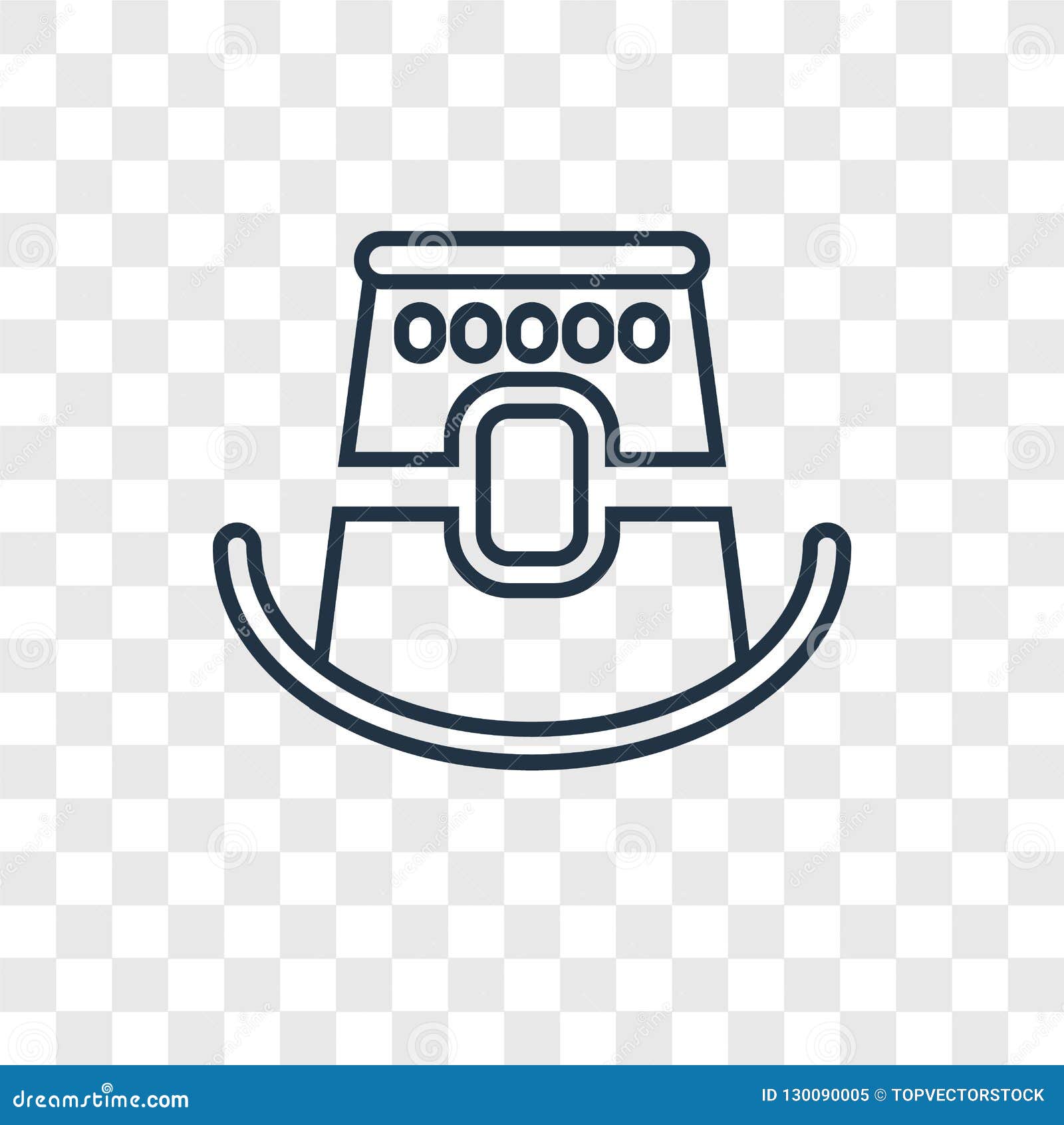 Pilgrim Concept Vector Linear Icon Isolated on Transparent Background ...