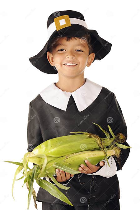 Pilgrim Corn-Holder stock image. Image of black, carrying - 21520077