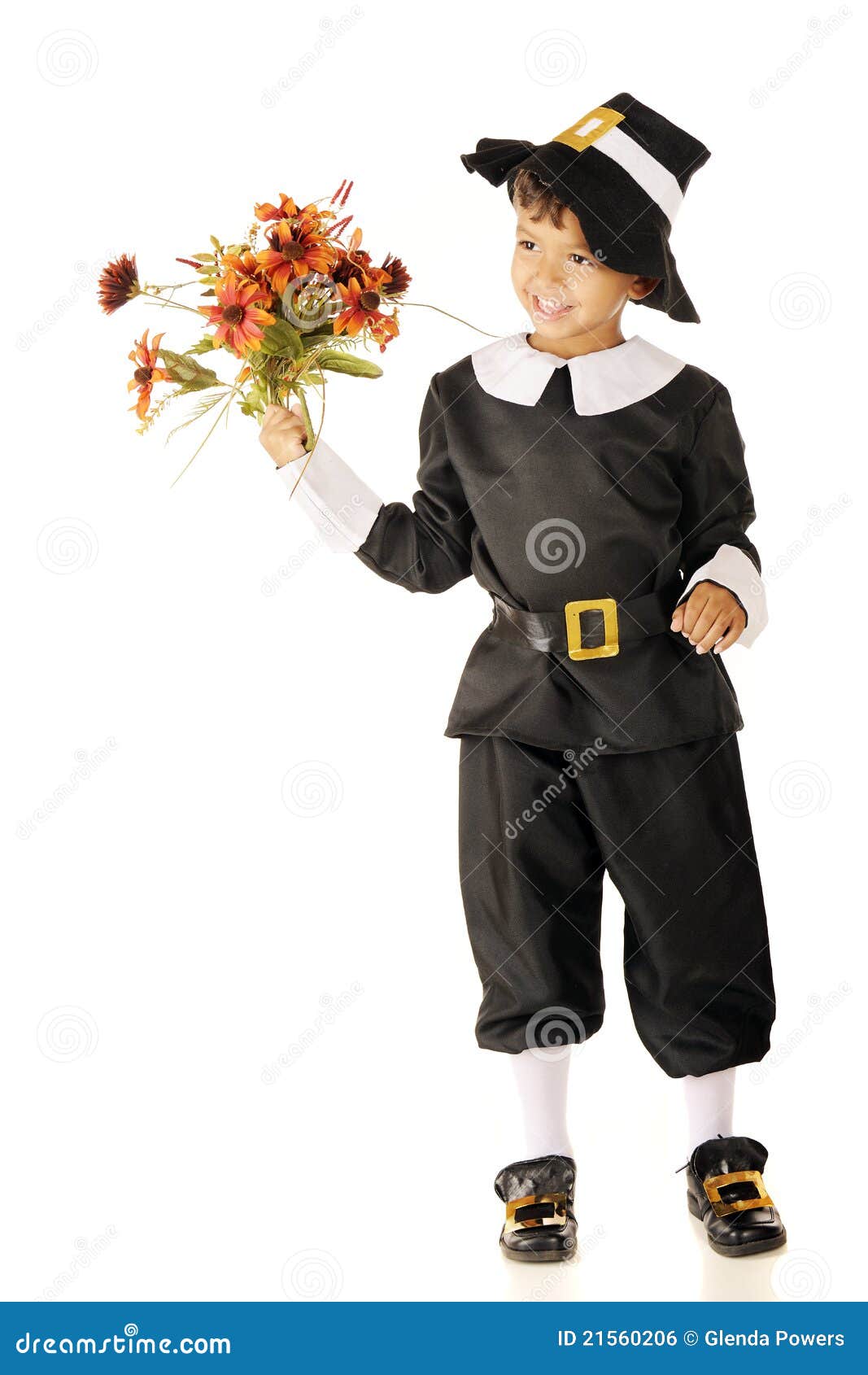 Pilgrim Flowers stock photo. Image of white, smile, male - 21560206
