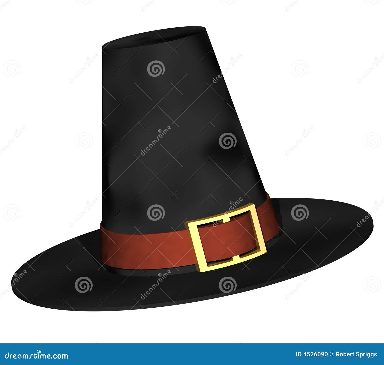 Pilgrim Hat Stock Illustration | CartoonDealer.com #45953368