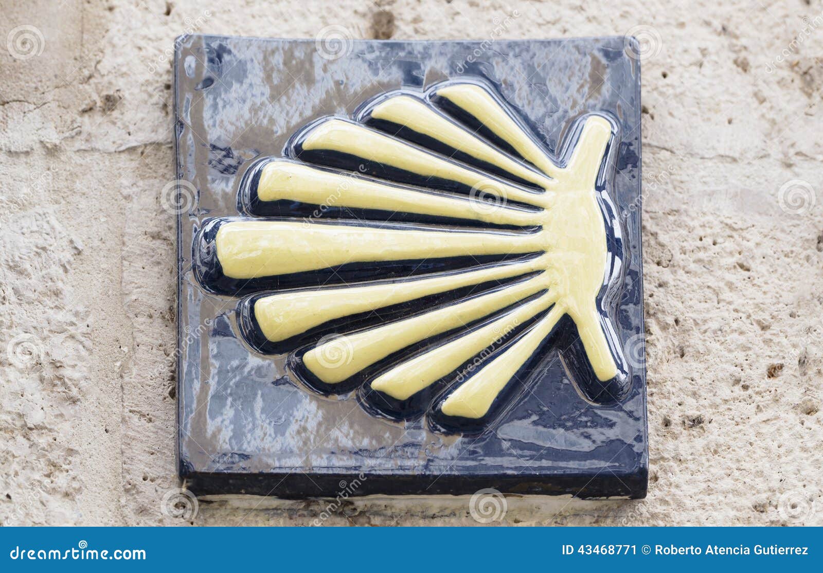 Pilgrim shell stock image. Image of scallop, santiago - 43468771