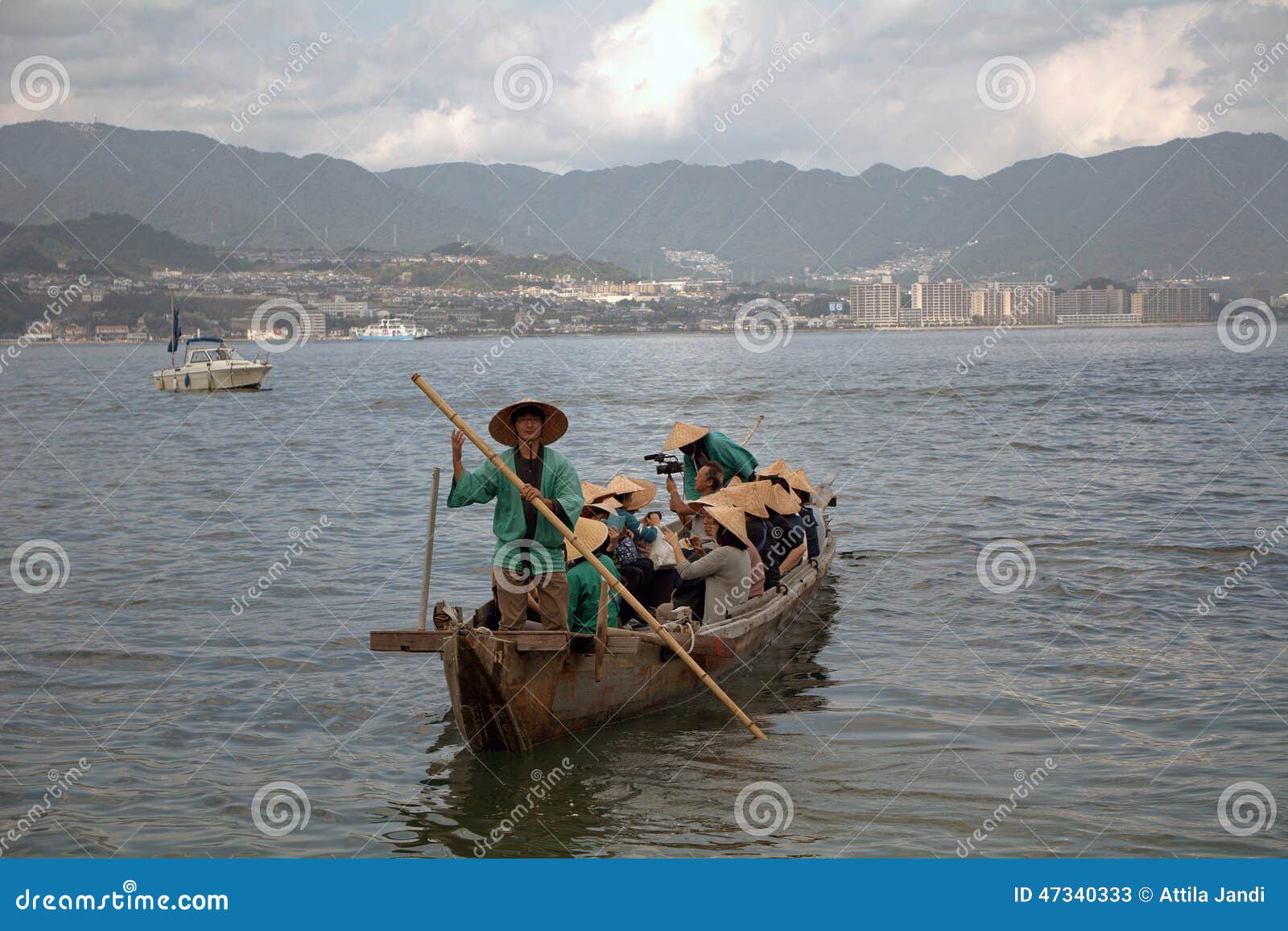 Pilgrims in Boat, Miyajima, Japan Editorial Stock Photo - Image of ...