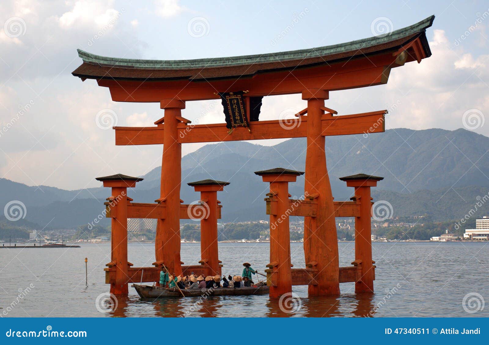 Pilgrims in Boat, Miyajima, Japan Editorial Photo - Image of heaven ...