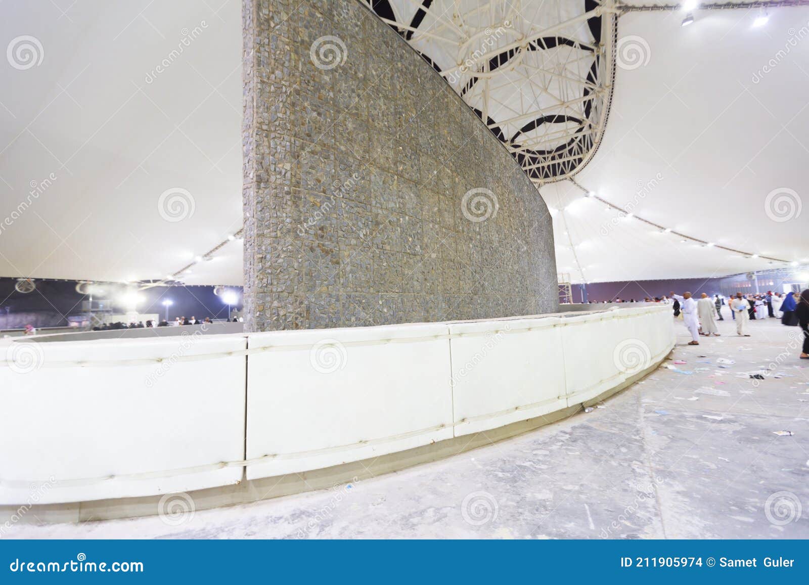 Kaaba Pilgrims Stone The Devil / Saudi Arabia Stock Photography ...