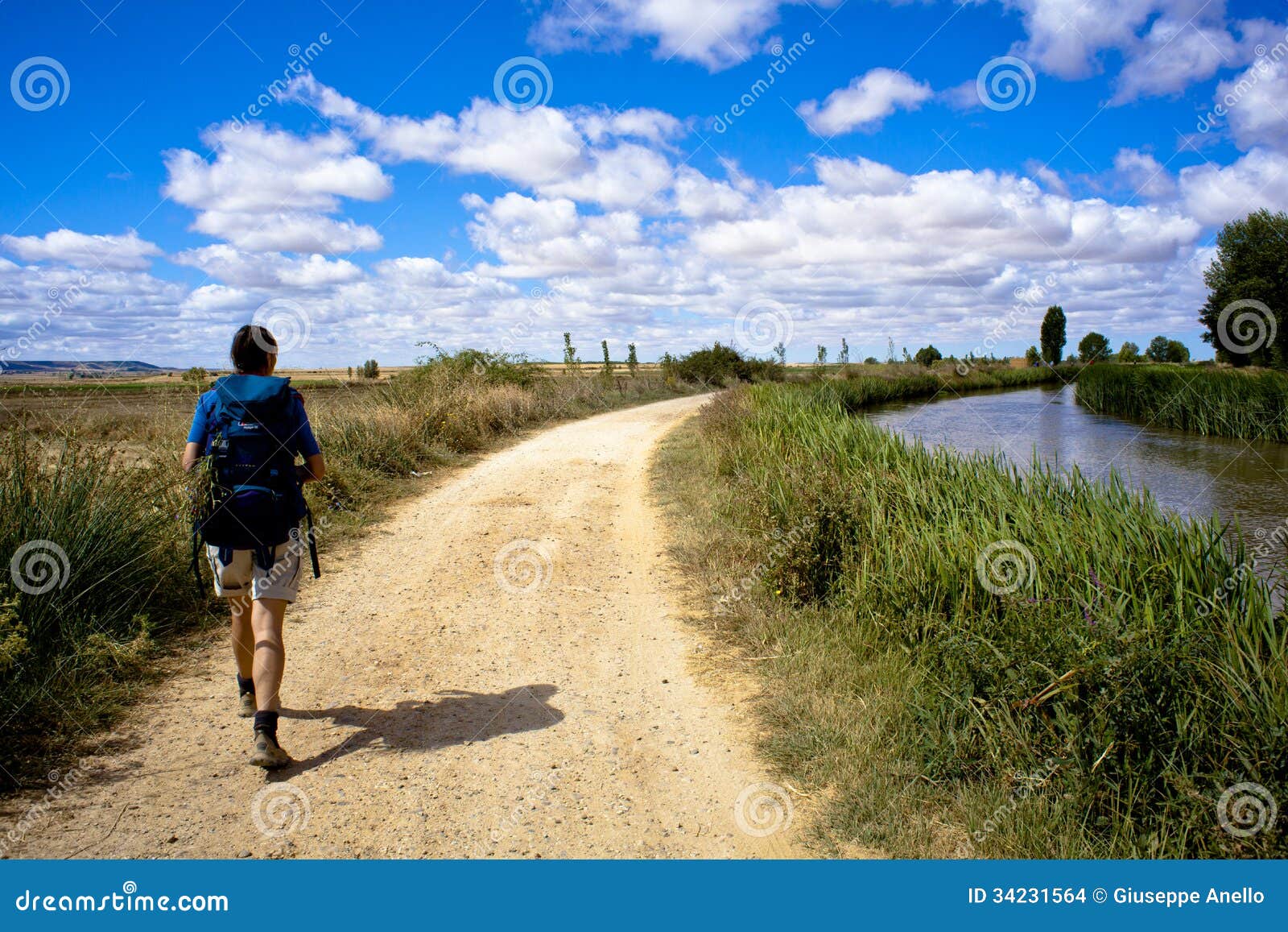 Pilgrims, Way of St. James - Spain Editorial Stock Image - Image of ...