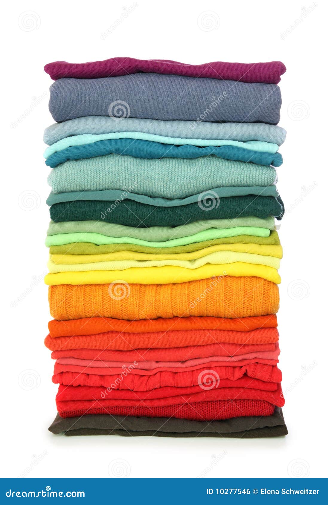 Pilha de roupa foto de stock. Imagem de verde, colorido - 10277546