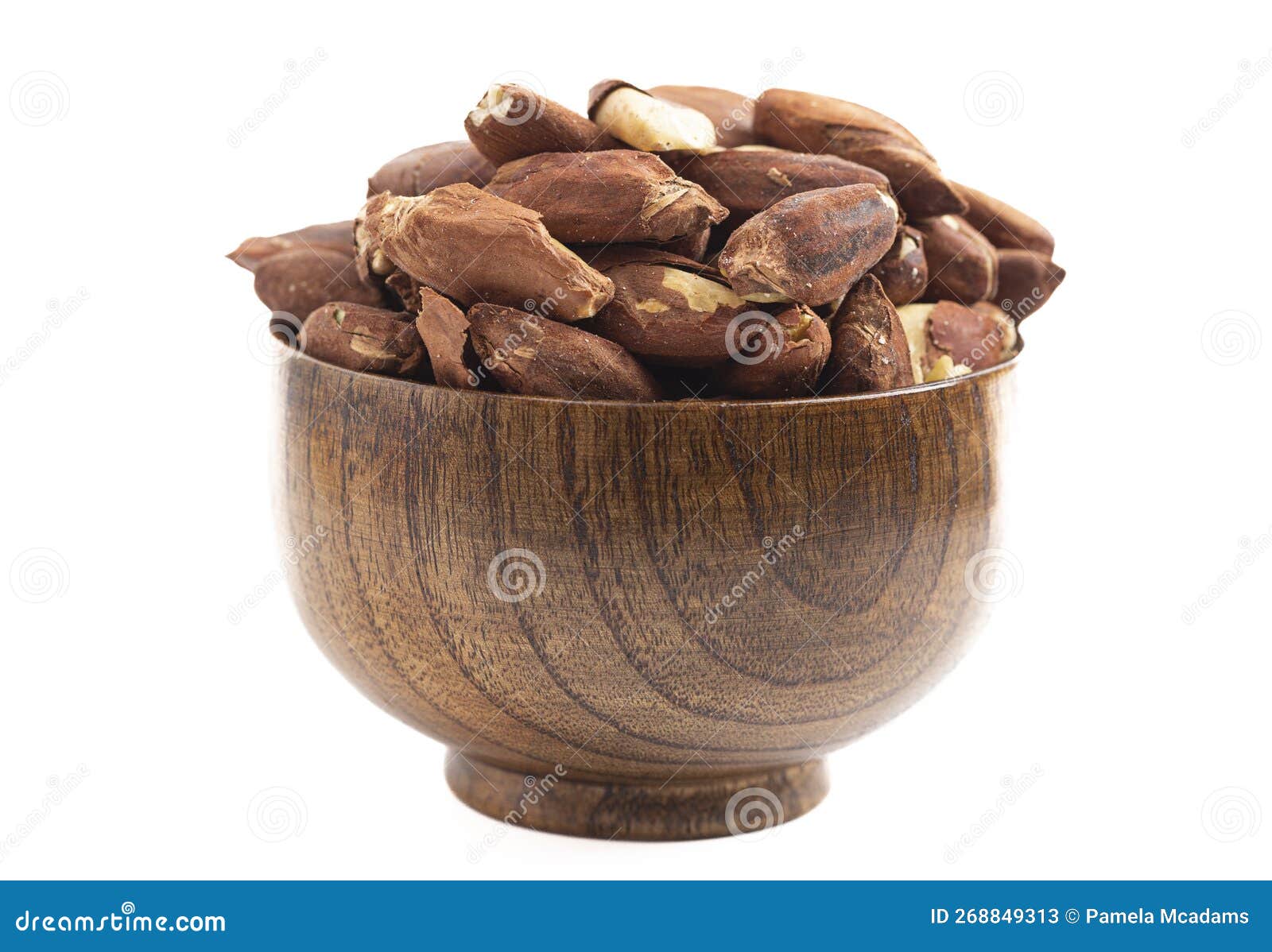 Pili Nuts from the Philippines Isolated on White Background Stock Image ...