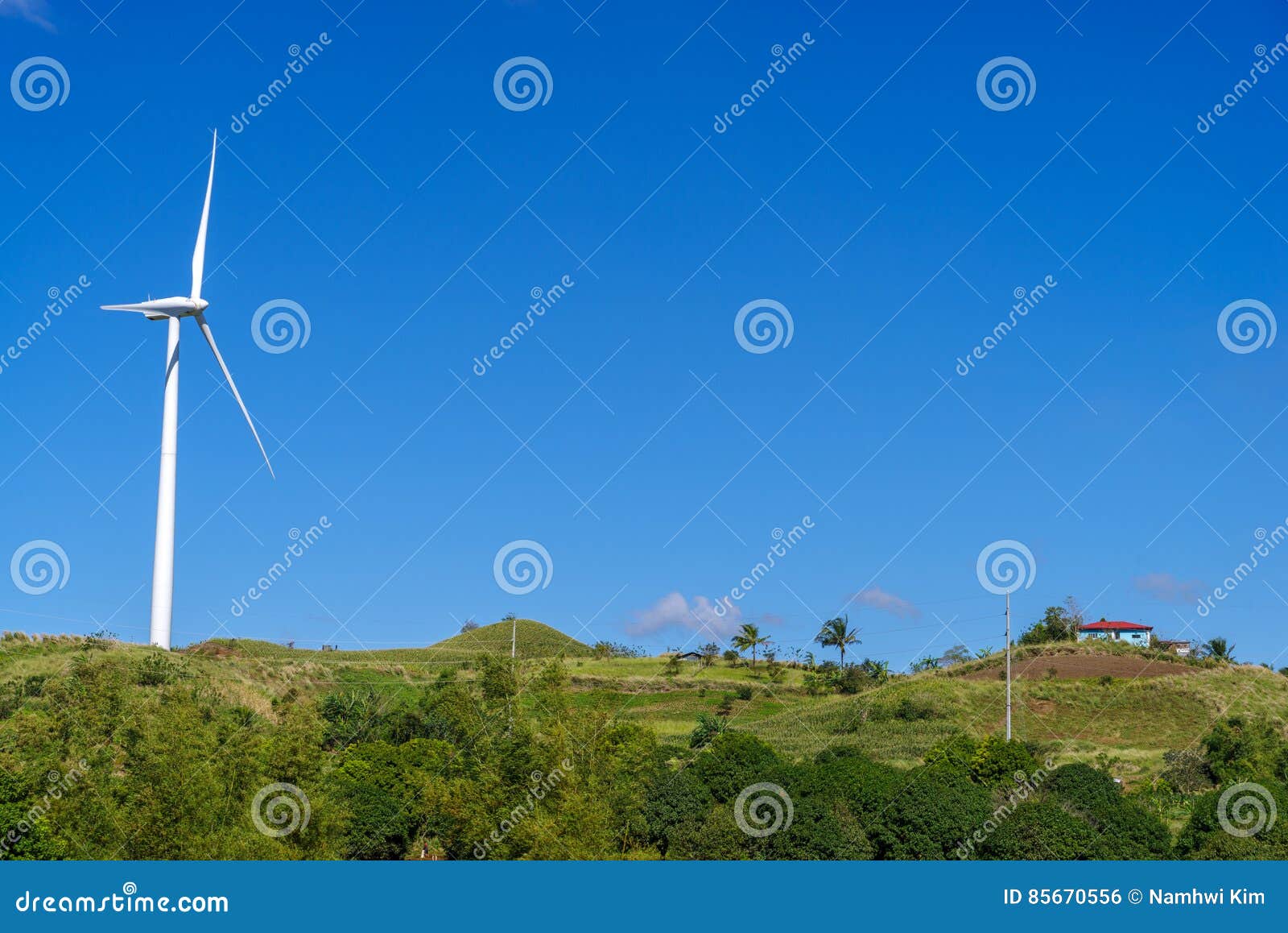 Pililla Wind Farm, at Rizal Stock Photo - Image of salad, mixed: 85670556