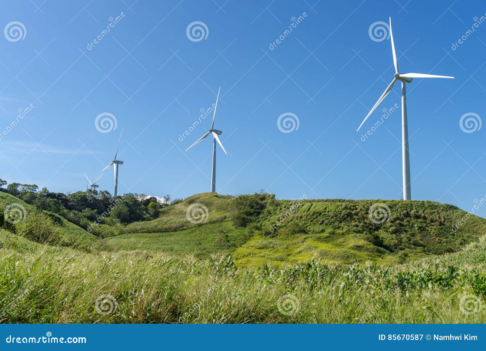 Pililla Wind Farm, Rizal stock image. Image of wind, pililla - 85670587