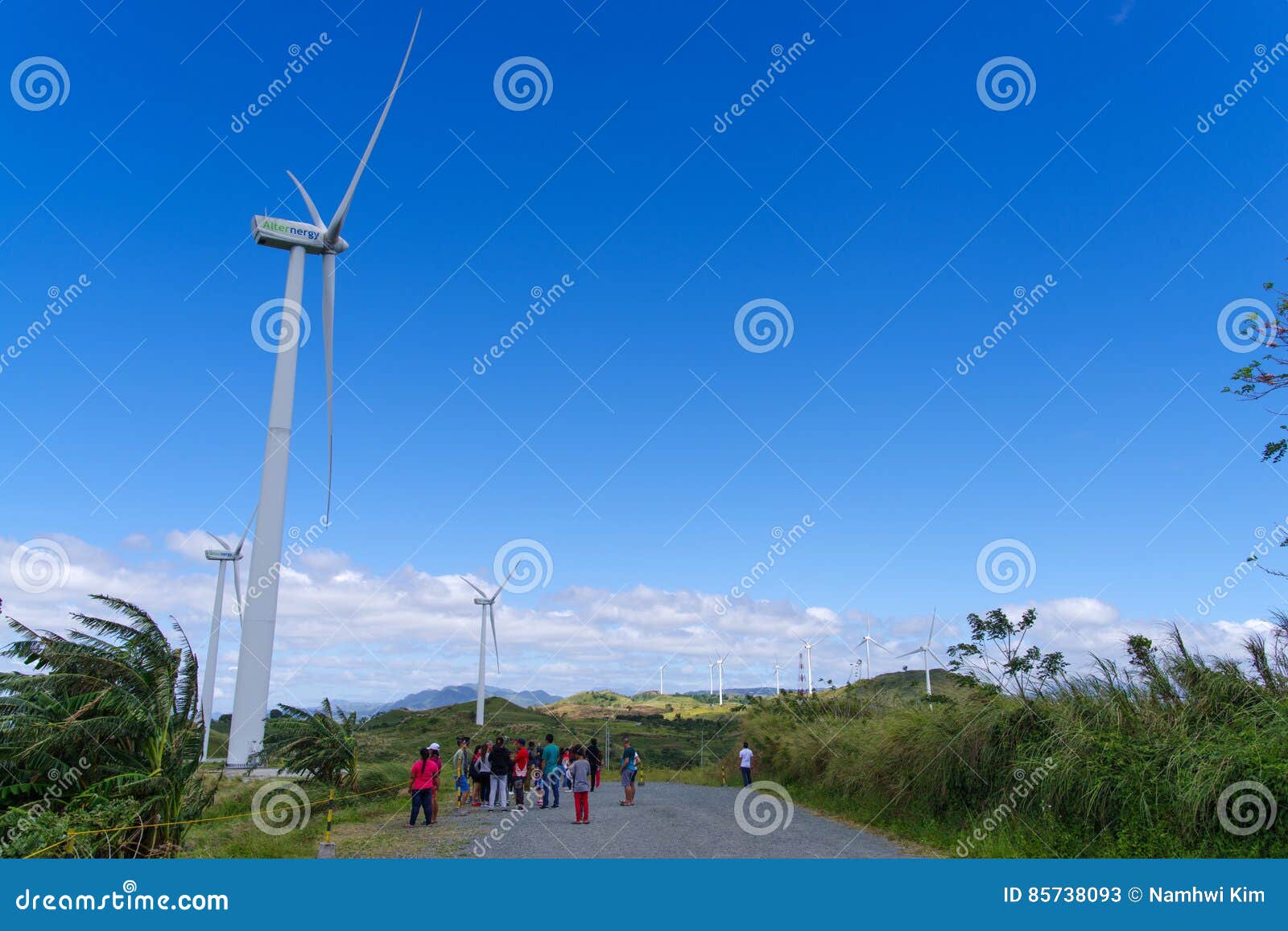 PILILLA WIND FARM, Rizal editorial stock photo. Image of farm - 85738093