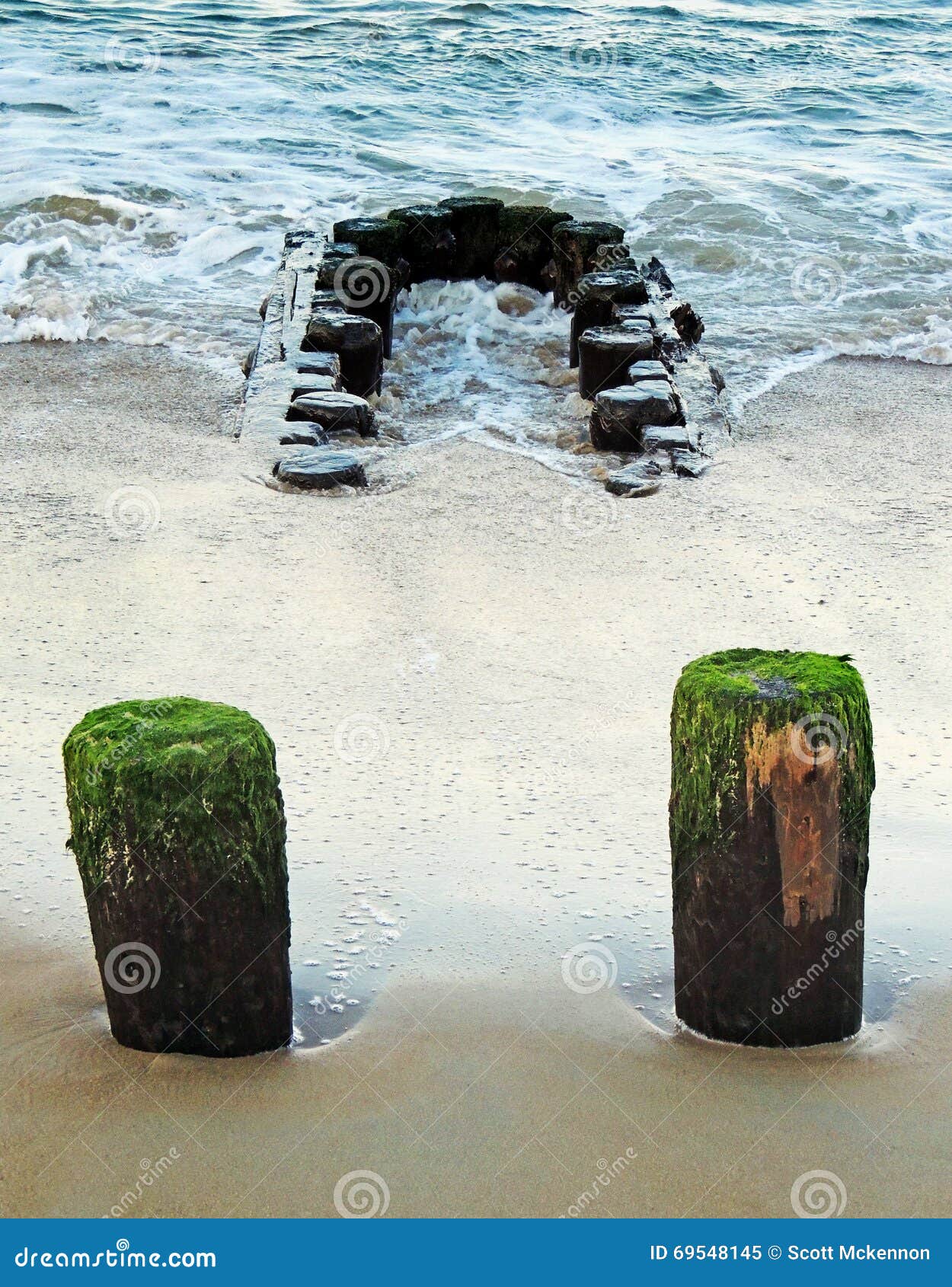 Piling Teeth stock image. Image of stumps, waves, eddies - 69548145