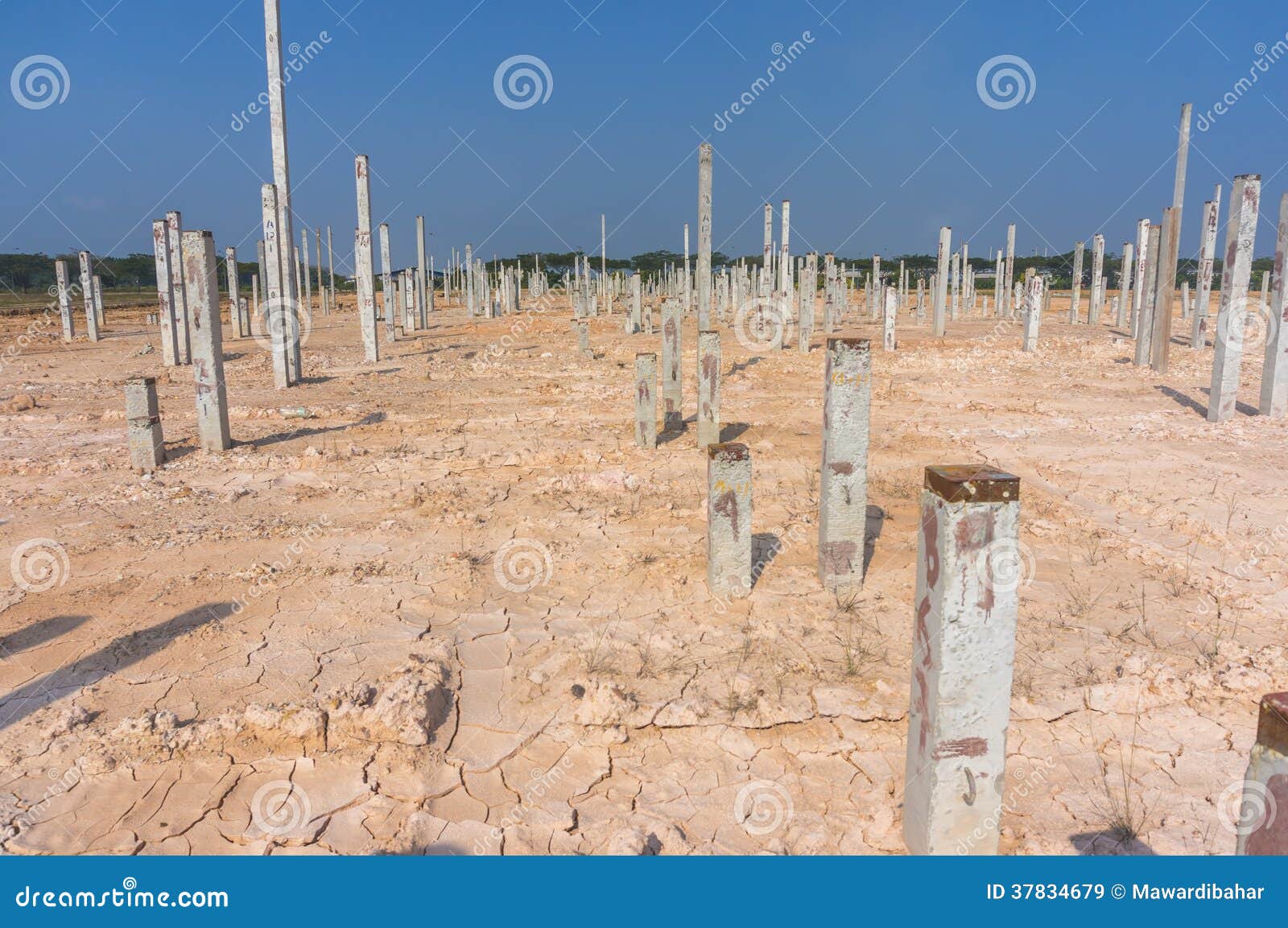 Piling work stock image. Image of pile, architectural - 37834679