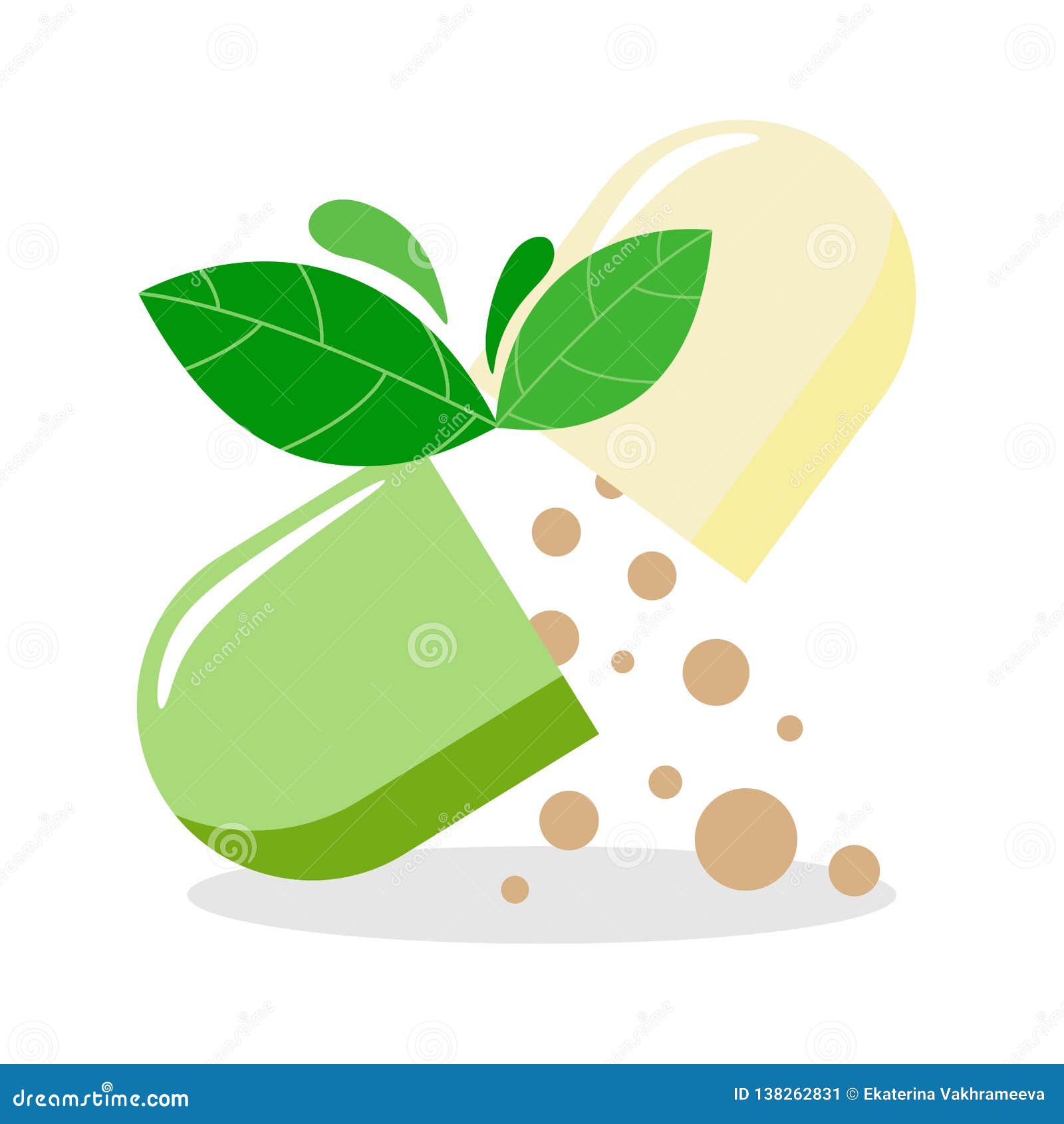 Nutraceuticals Logo Design. Phytopreparations Vector Design.Pills ...