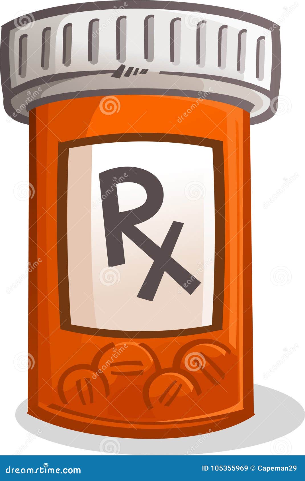 Prescription Bottle Label Clip Art