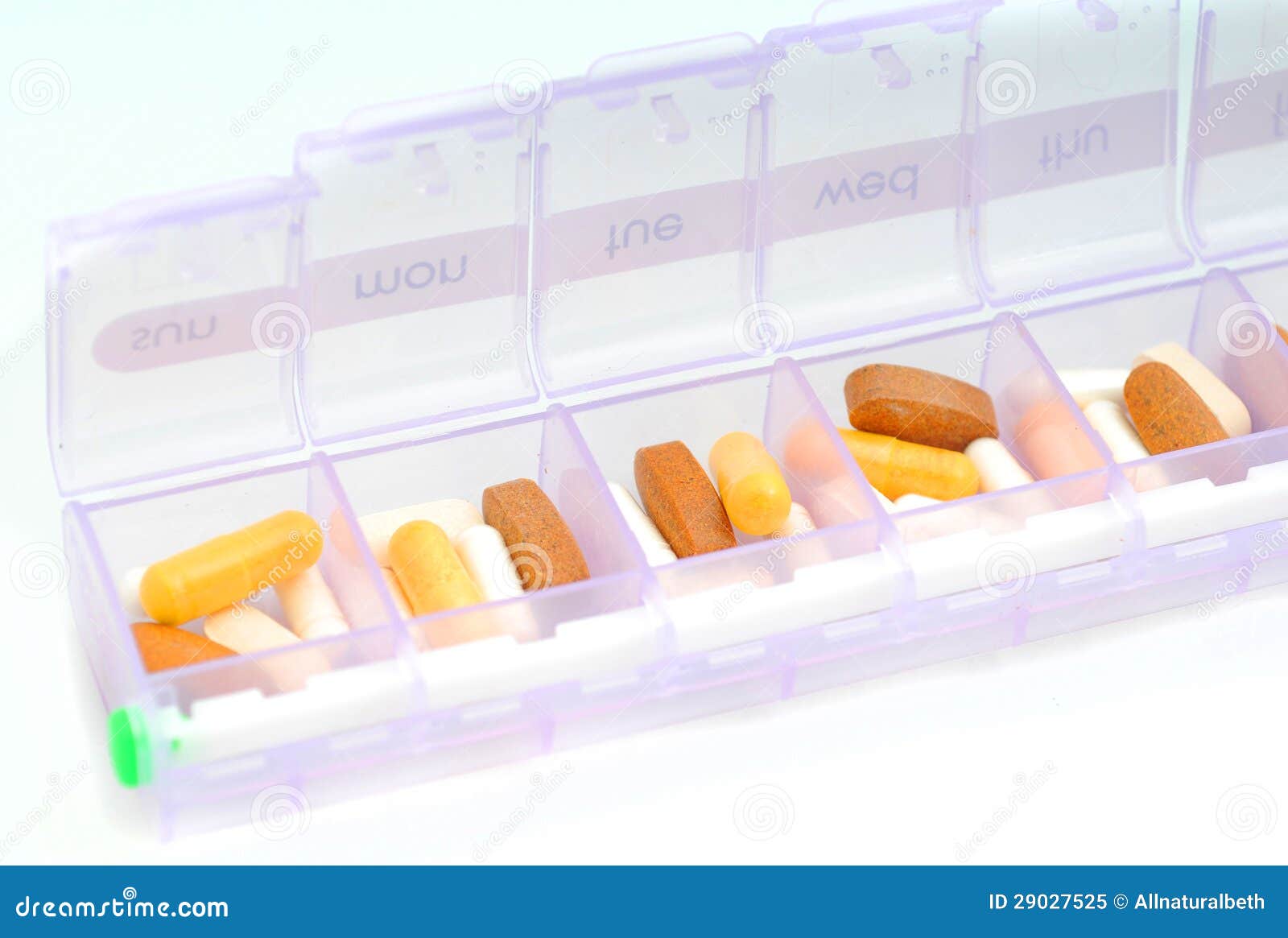Pill box stock image. Image of health, multivitamin, medicine - 29027525
