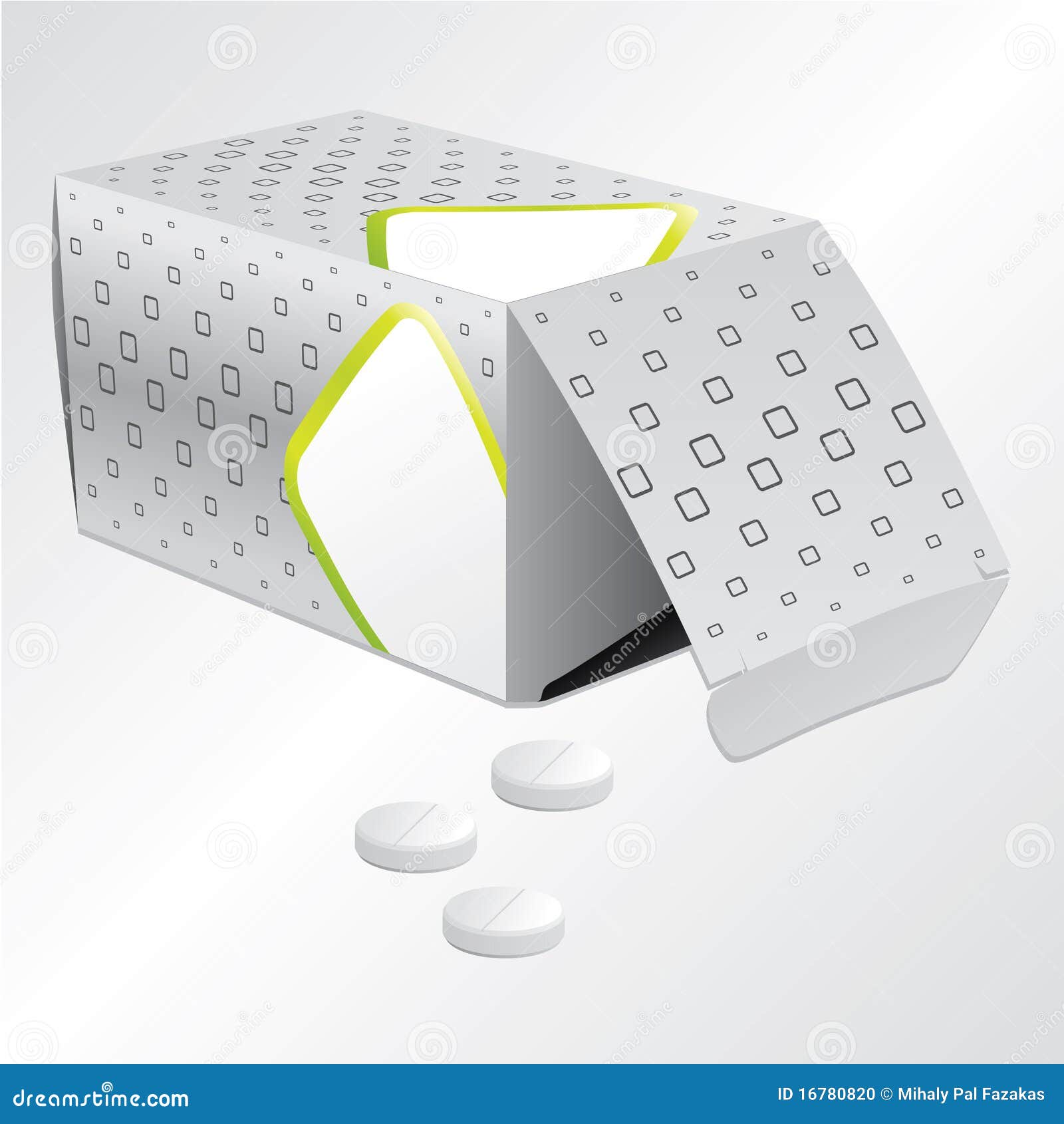Pill box design stock vector. Illustration of container - 16780820
