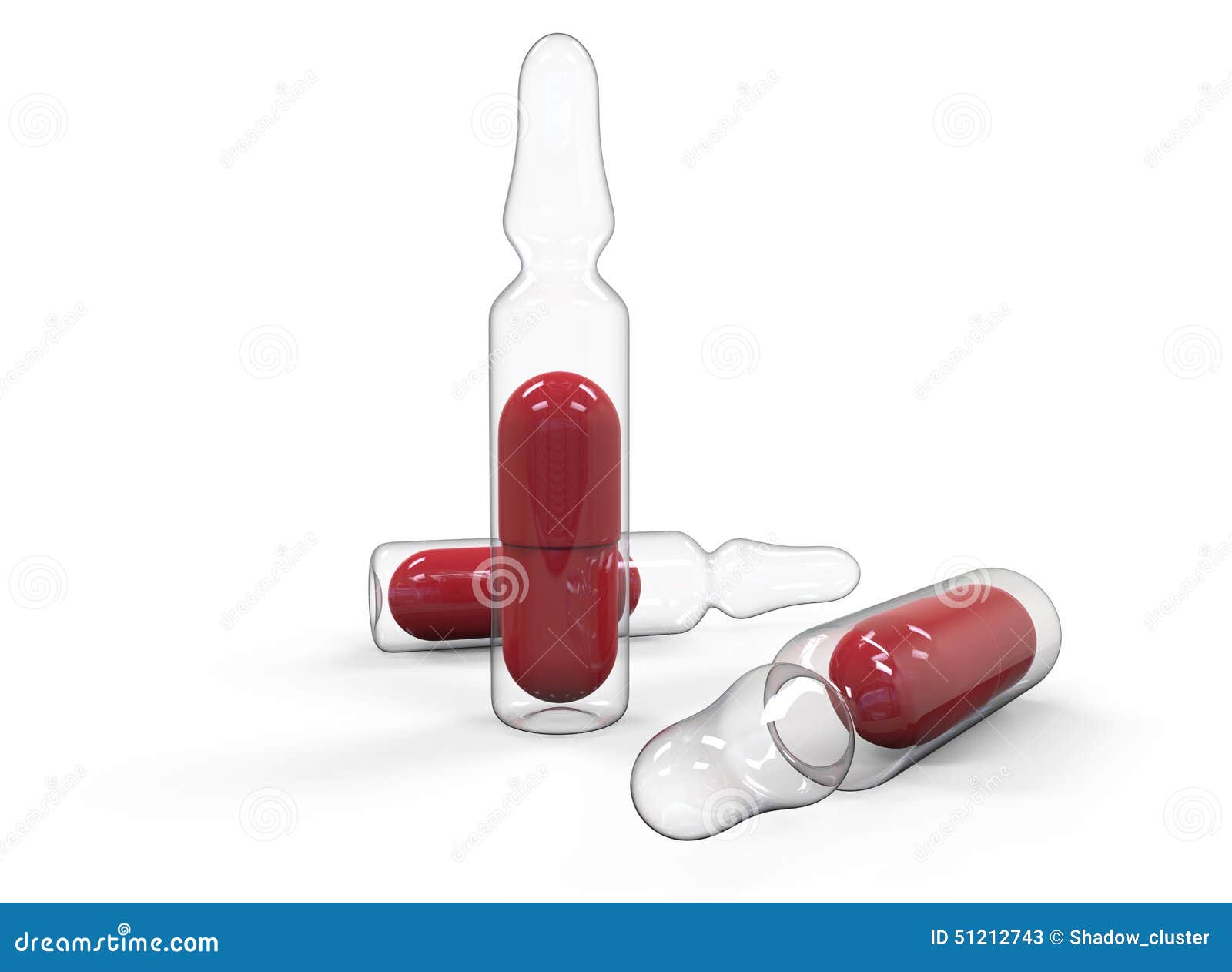 Pill Capsule in Ampule stock illustration. Illustration of needle ...
