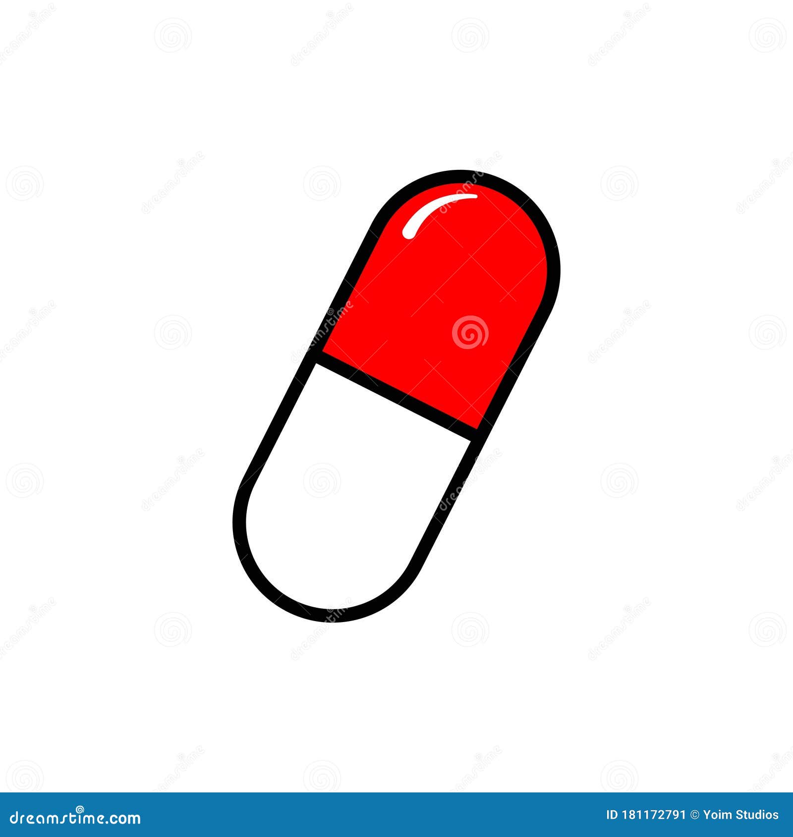 Pill Capsule Vector Graphic Design Illustration Stock Vector ...