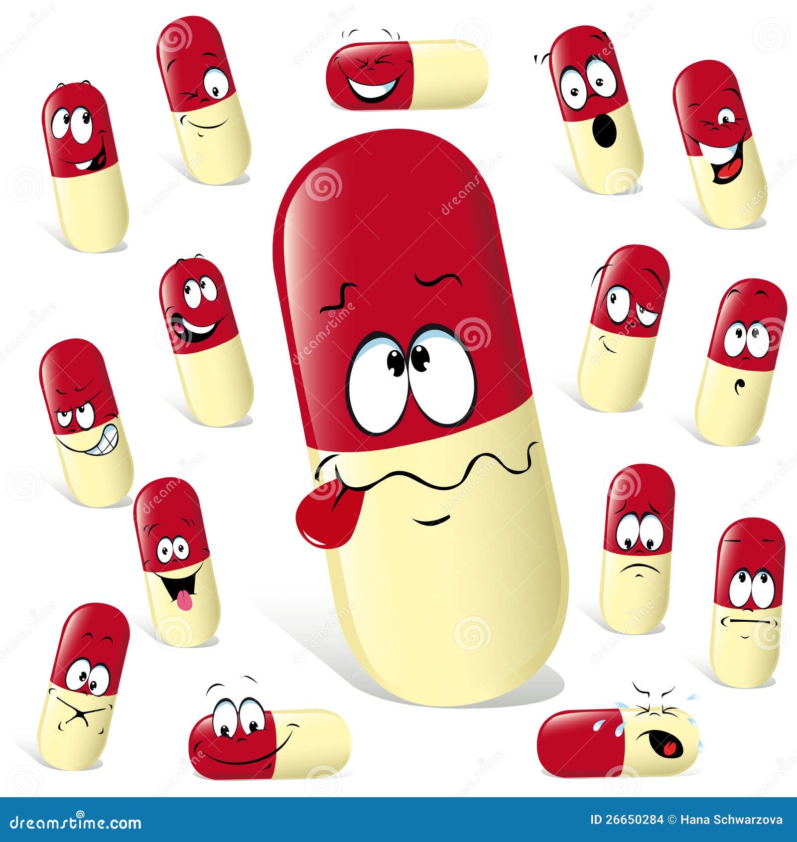 Pill cartoon stock vector. Illustration of cartoon, mascot - 26650284