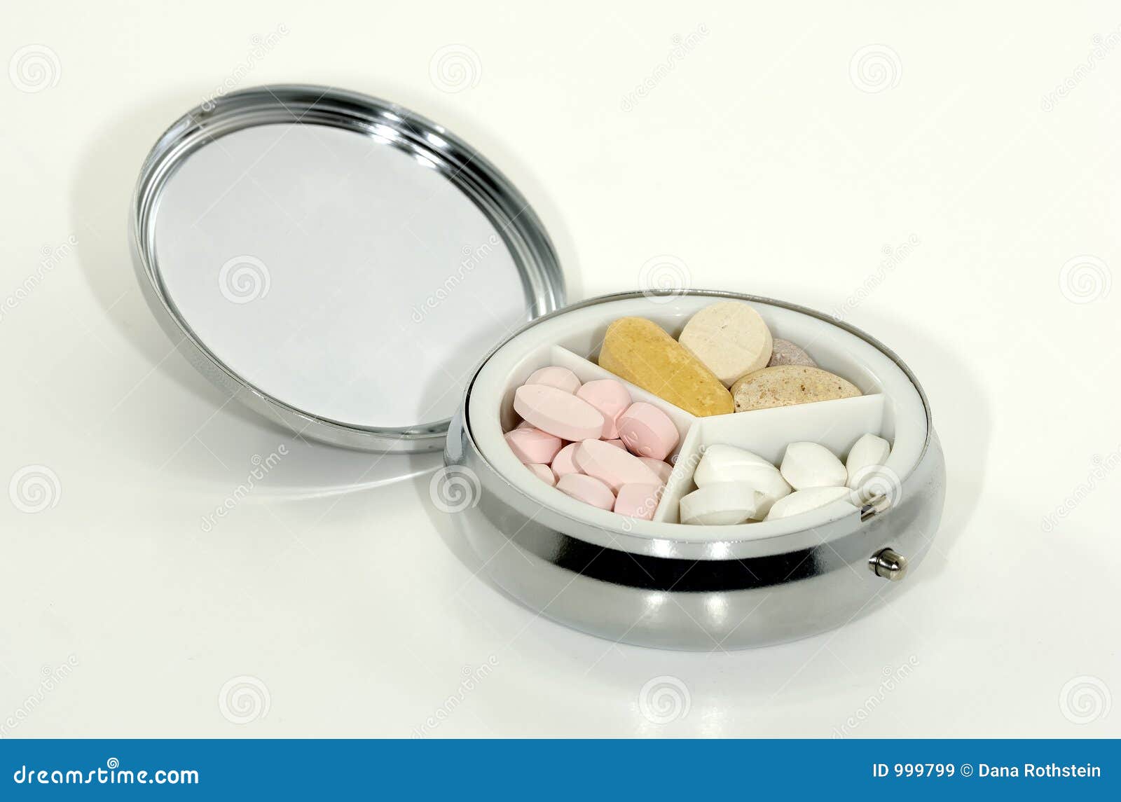 Pill Case stock image. Image of dosage, everyday, vitamins - 999799