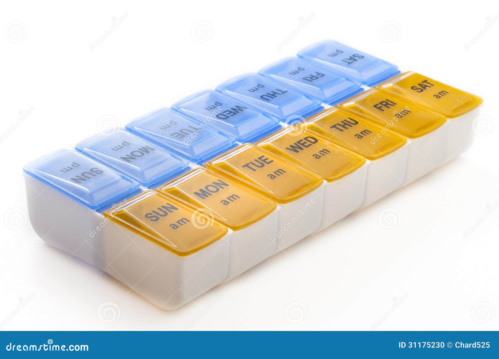 Pill case stock photo. Image of medicine, medical, reminder - 31175230