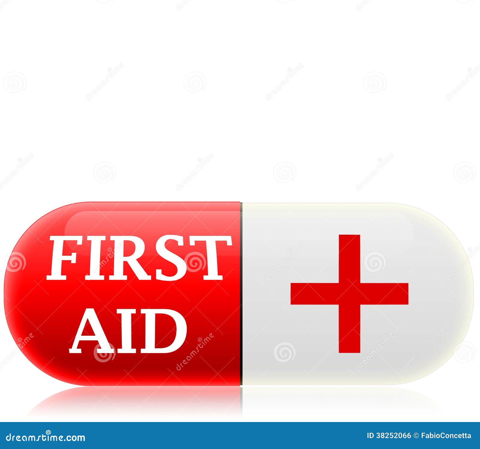Pill first aid stock illustration. Illustration of medication - 38252066