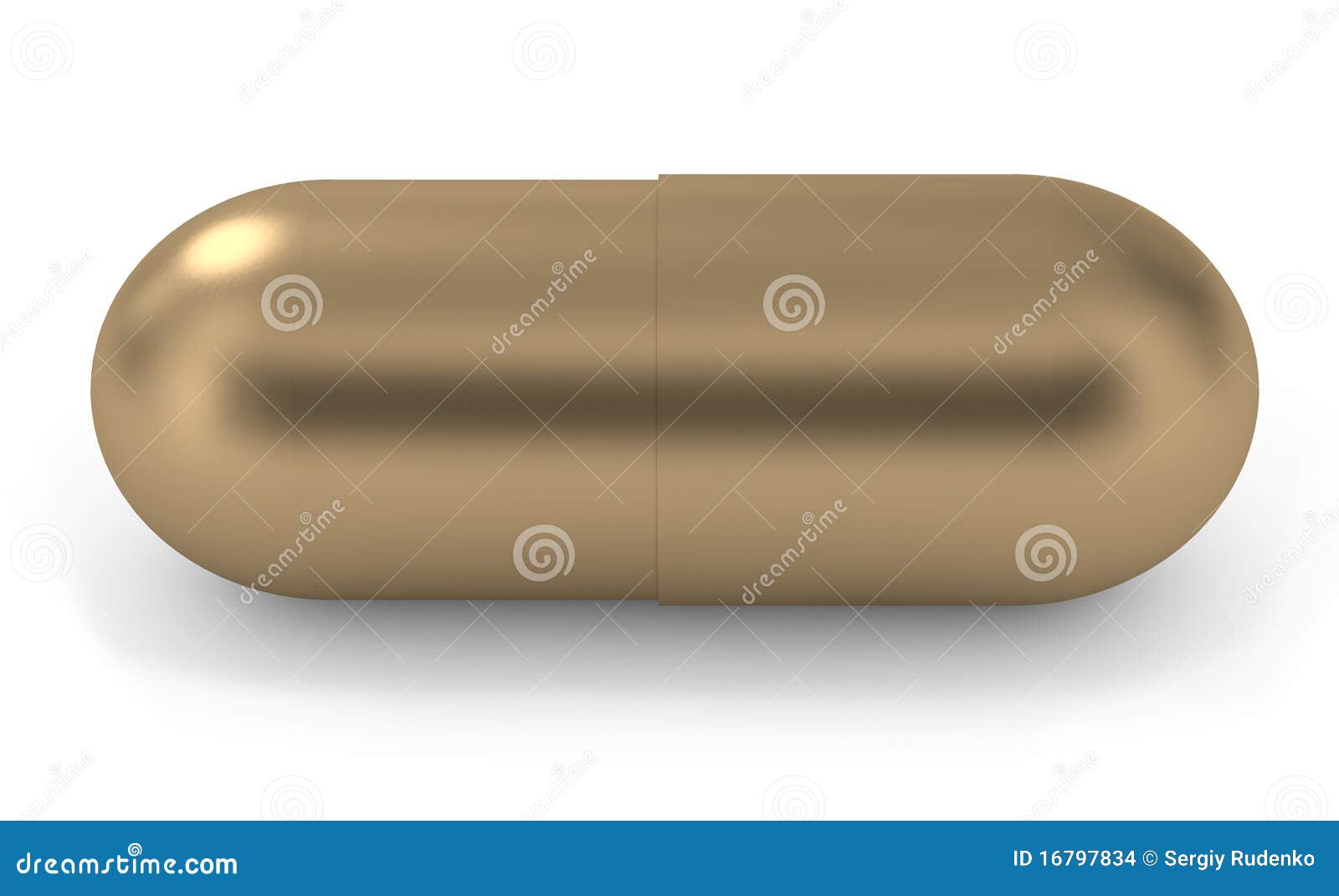 Pill gold stock illustration. Illustration of meds, pain - 16797834